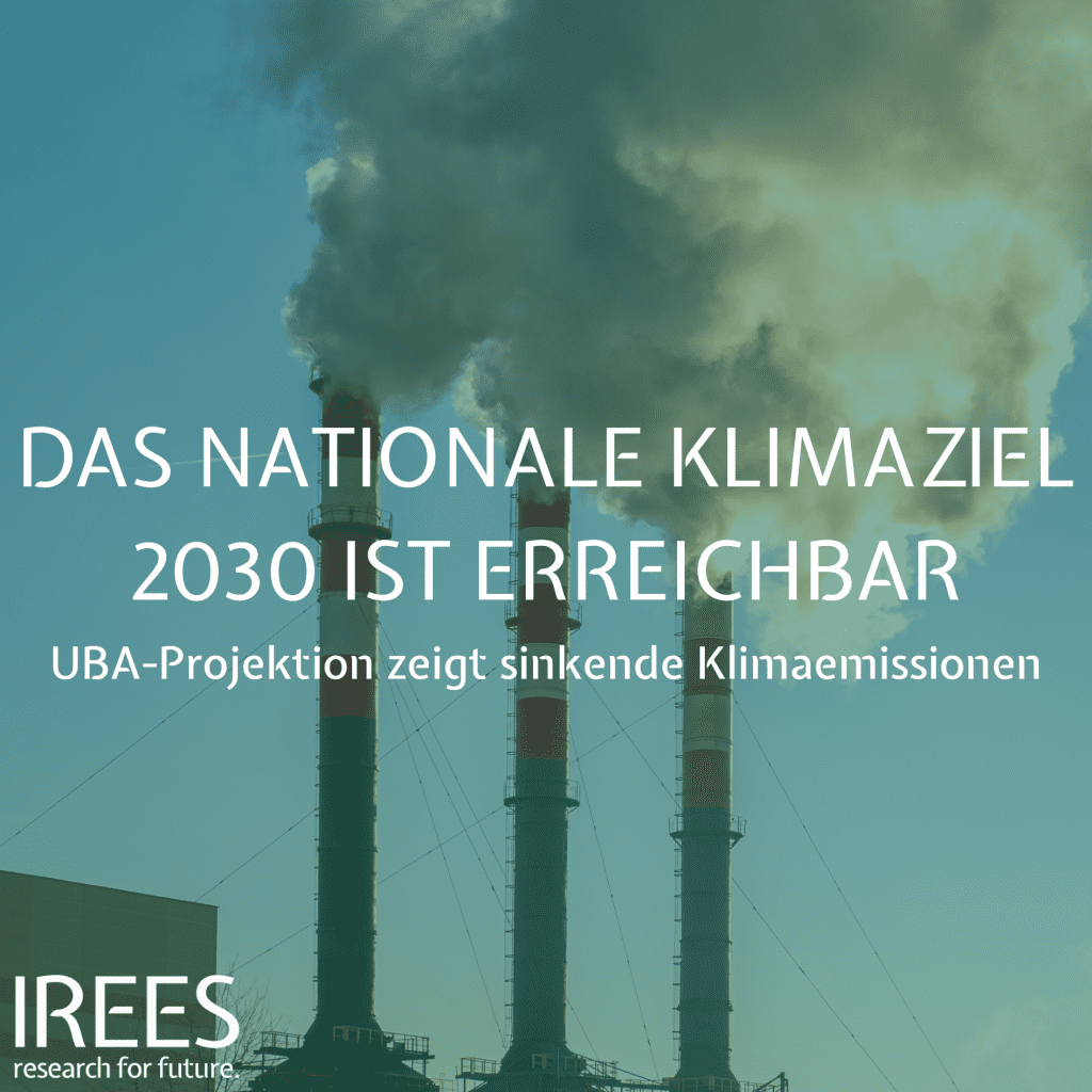 The national climate target for 2030 is achievable! - IREES GmbH